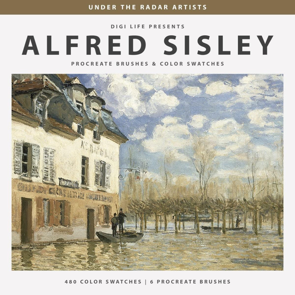 Alfred Sisley Procreate Kit by Digi Life