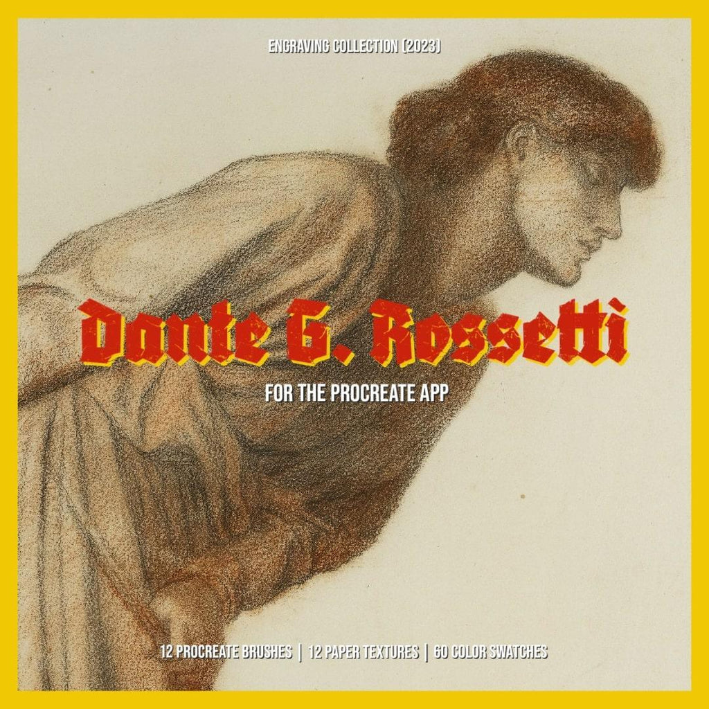 Dante Gabriel Rossetti Procreate Kit by Digi Life