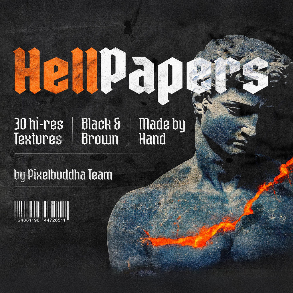Hell Paper: Grunge Textures Pack by Pixelbuddha