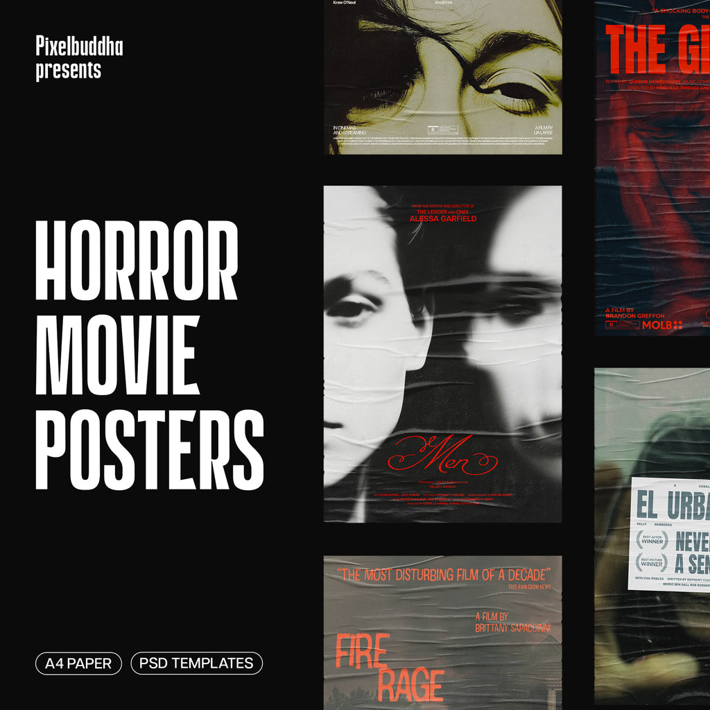 Horror Movie Posters Collection by Pixelbuddha