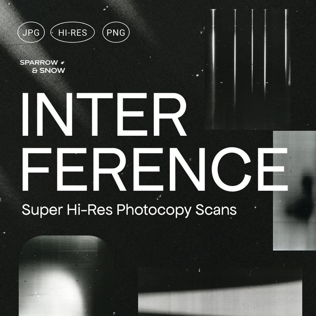 Interference - Hi-Res Photocopy Scan by Sparrow