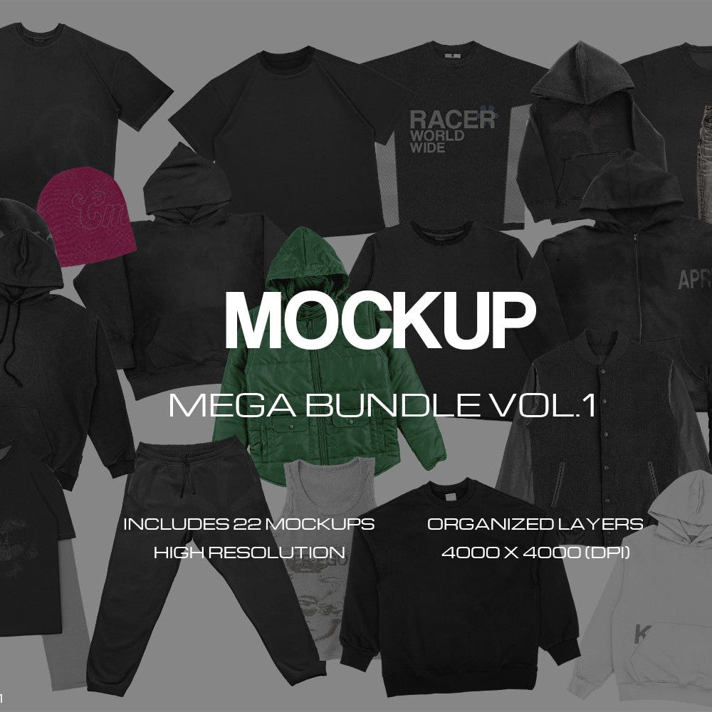 MOCKUP MEGA BUNDLE VOL.1 by Kn9pps