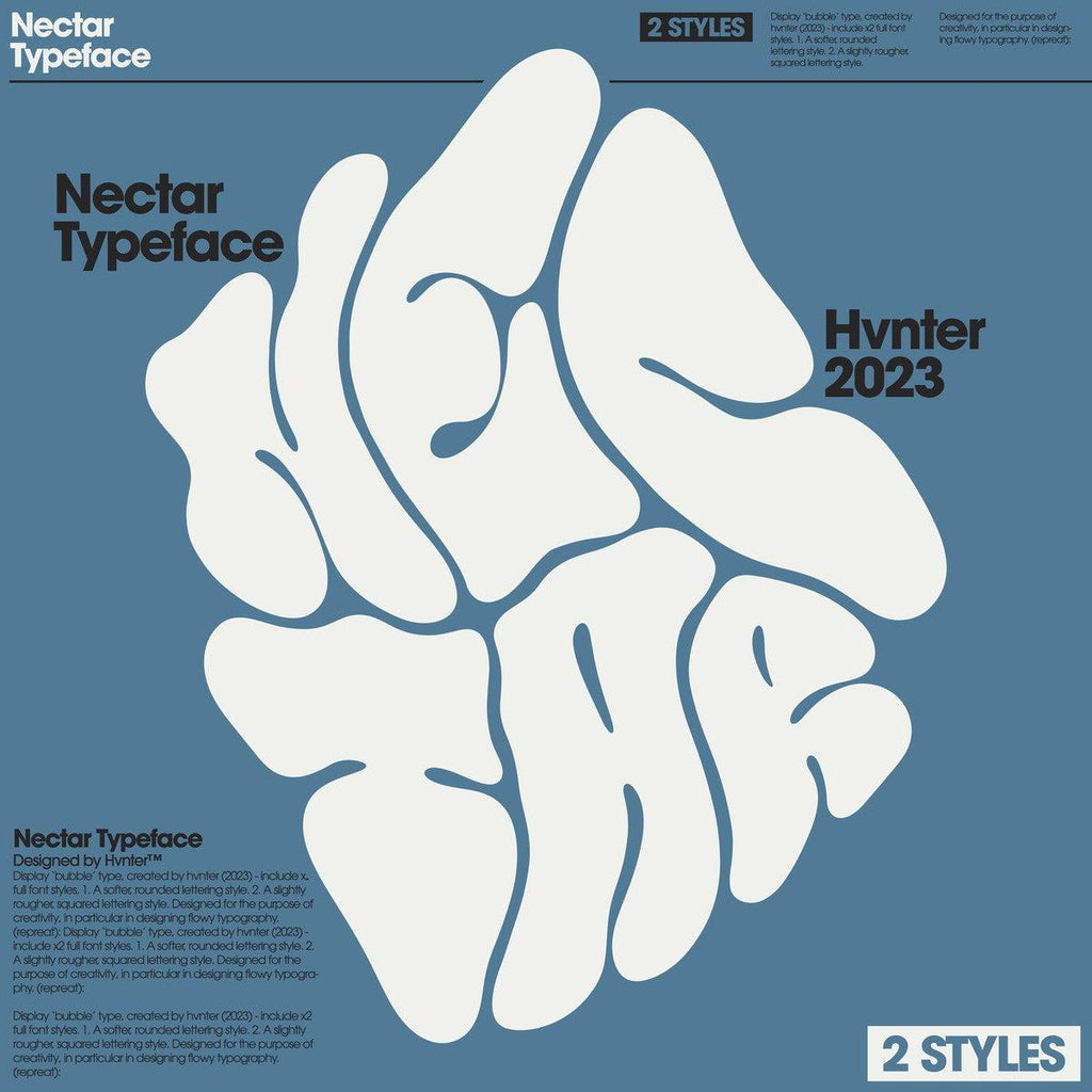 Nectar Typeface by HVNTER