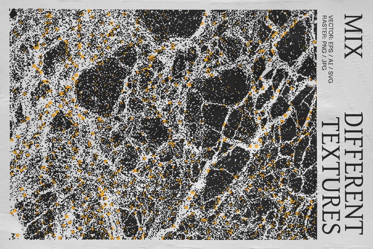 100 Bitmap Vector Textures by Vanzyst