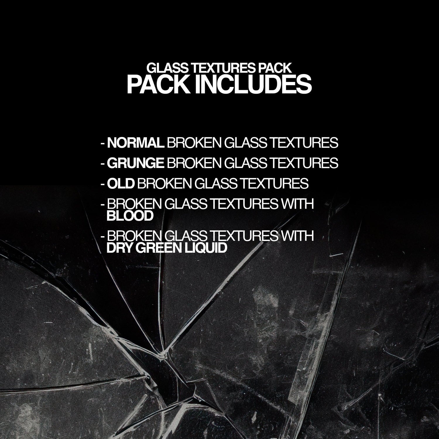 100 Broken Glass Textures Pack by Züli