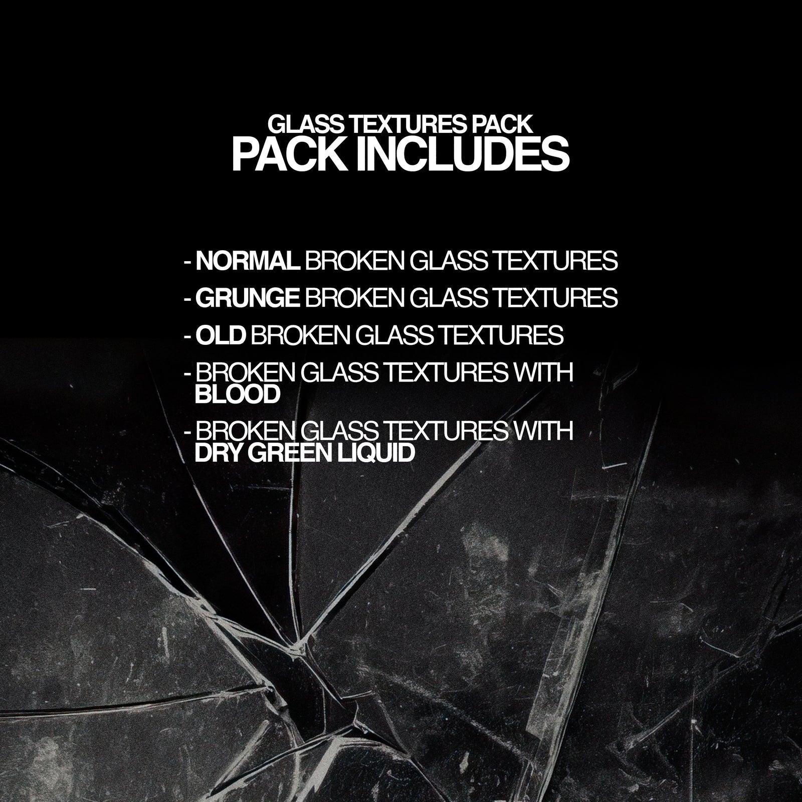 100 Broken Glass Textures Pack by Züli
