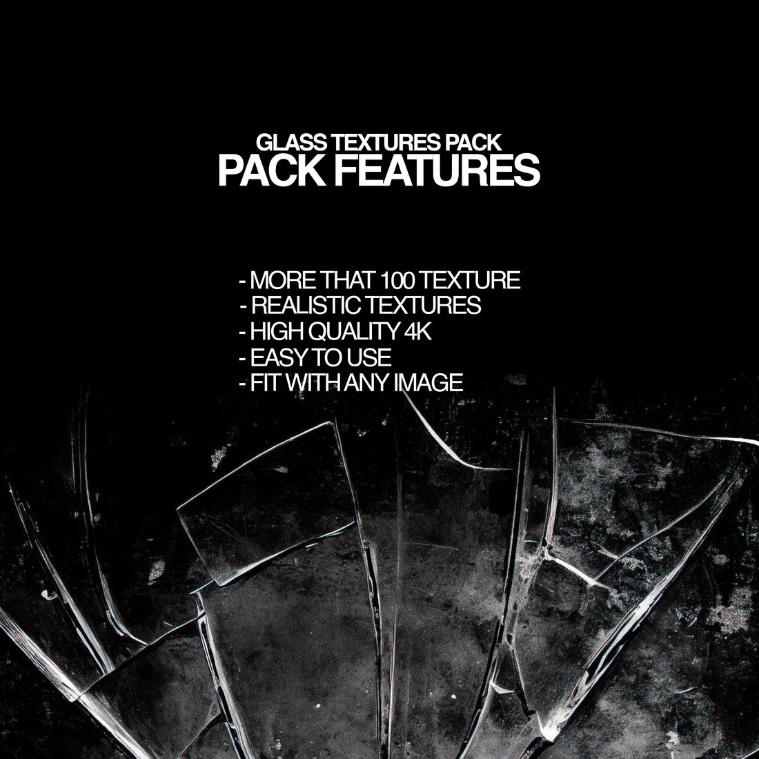 100 Broken Glass Textures Pack by Züli