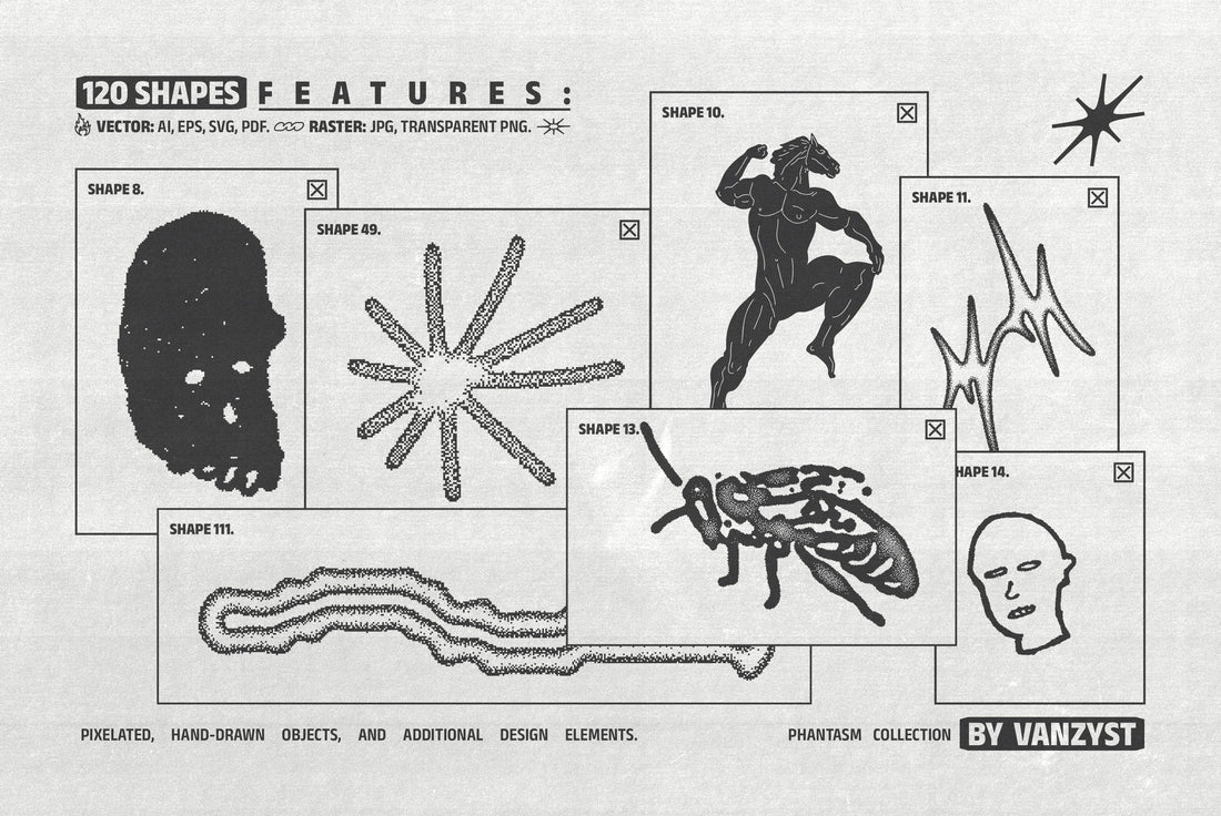 120 Phantasm Graphic Pack by Vanzyst