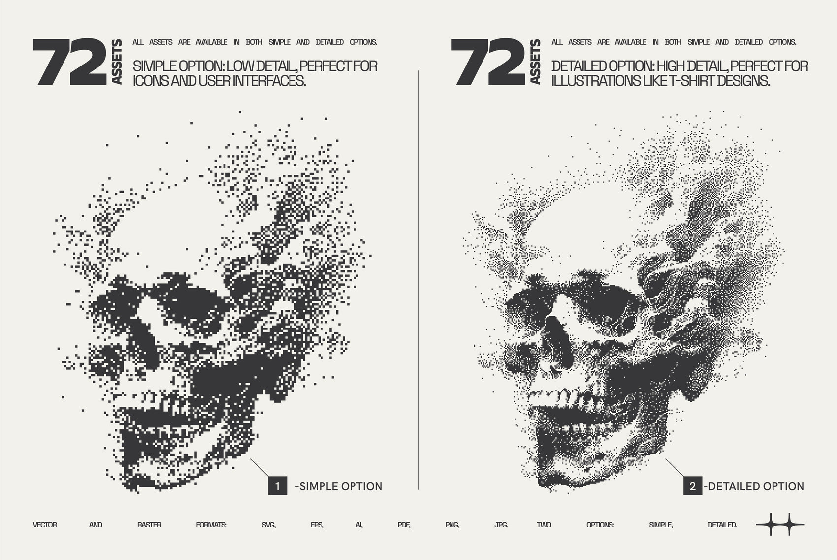 144 DarkPixel Graphic Pack by Vanzyst