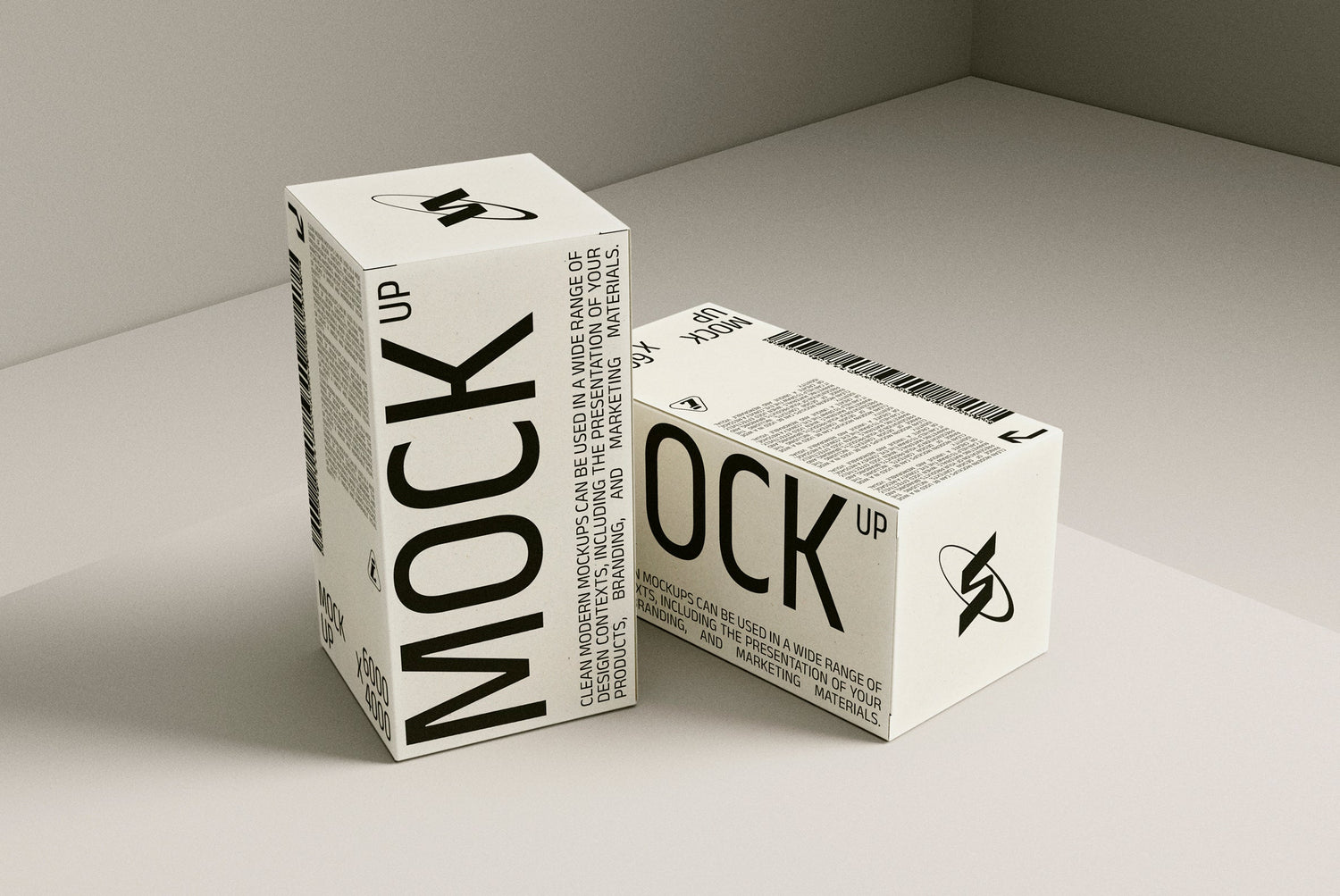 2 Cosmetic Boxes Mockup by Softulka