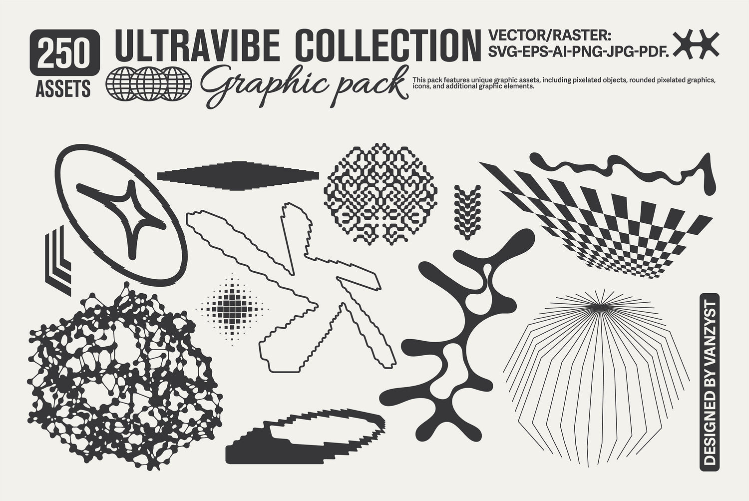 250 UltraVibe Graphic Pack by Vanzyst