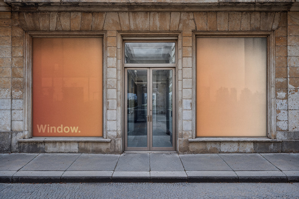 2 A4 Window Posters Mockup by Pixelbuddha