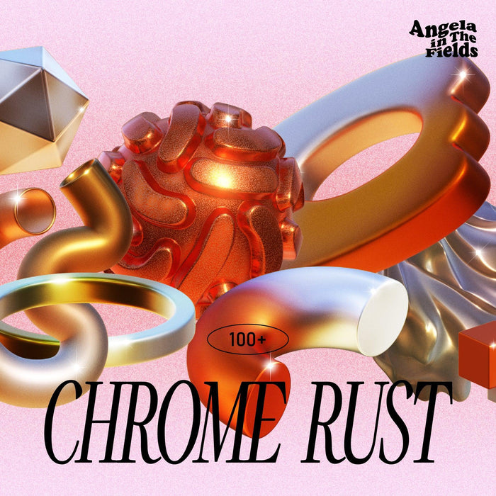 3D CHROME RUST Objects by angelainthefields