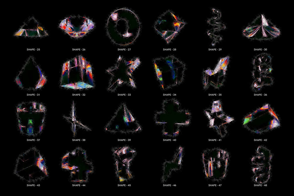 3D Distorted Glass Shapes by Softulka