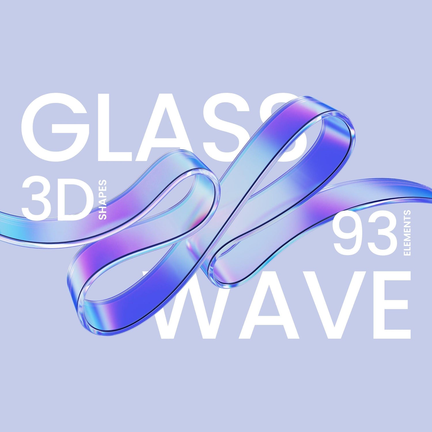 3D Glass Waves by Designessense