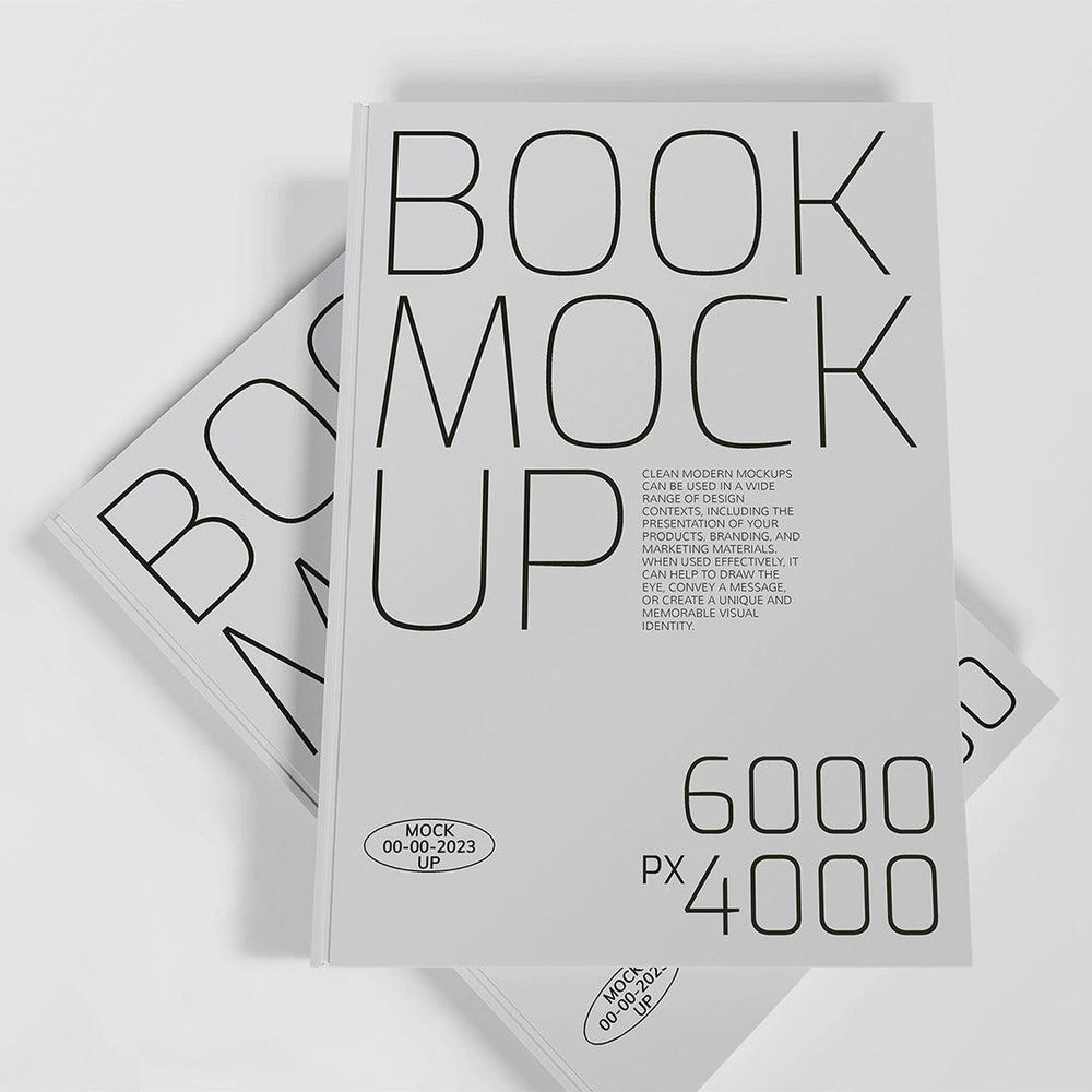 4 Book Mockups Set by Softulka