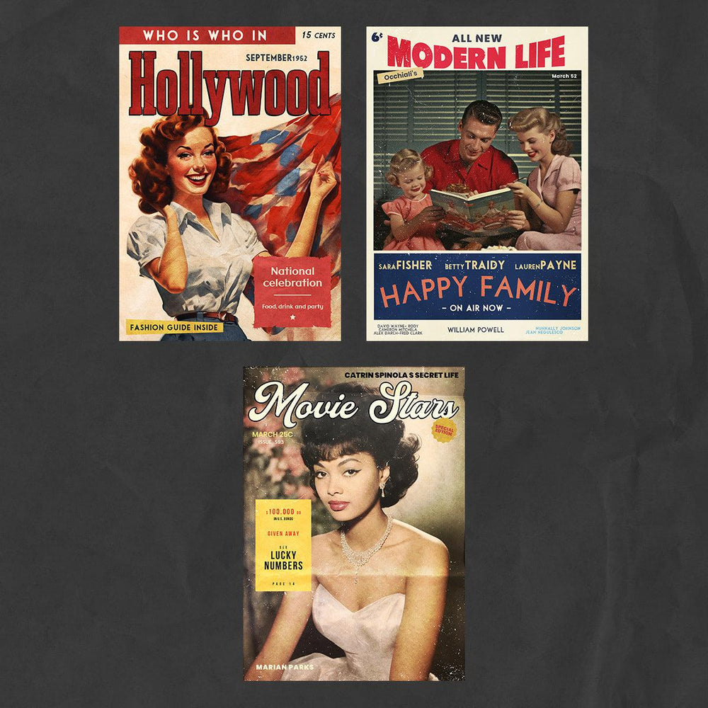 50's Vintage Magazine by Studio Dusk
