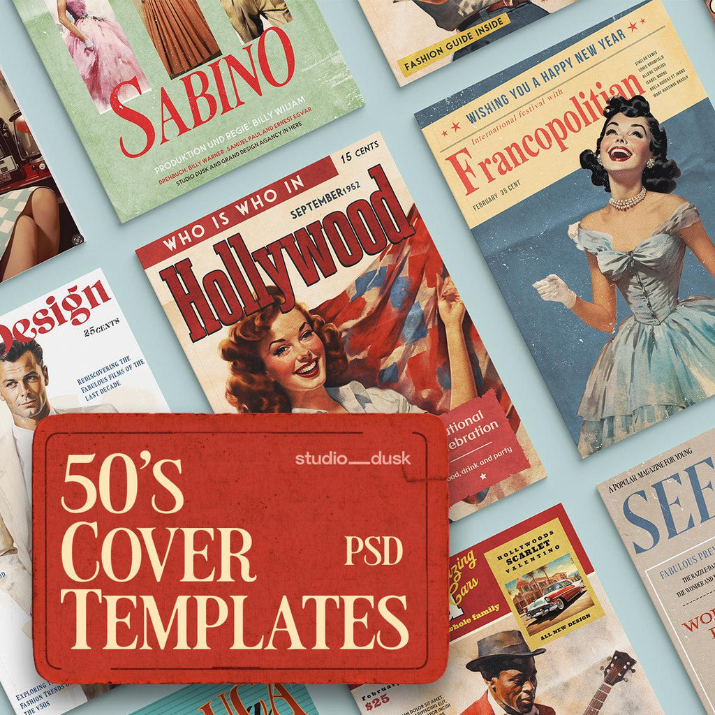 50's Vintage Magazine by Studio Dusk