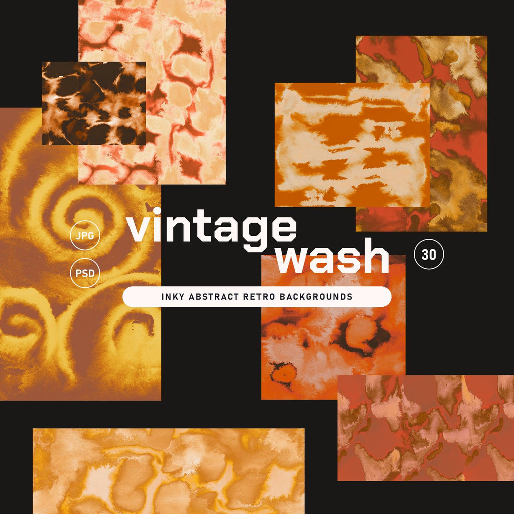 70s Ink Textures 7000px+ by angelainthefields