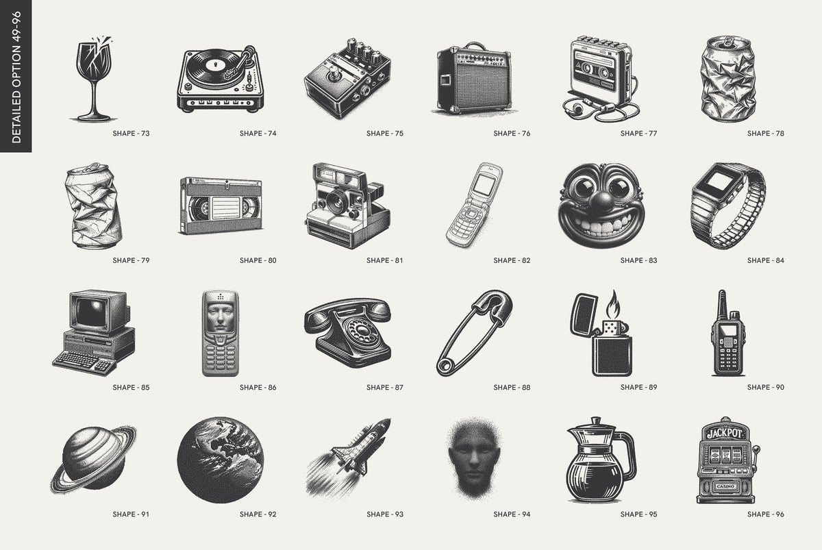 8-Bit Art. Pixelated Graphic Pack by Vanzyst