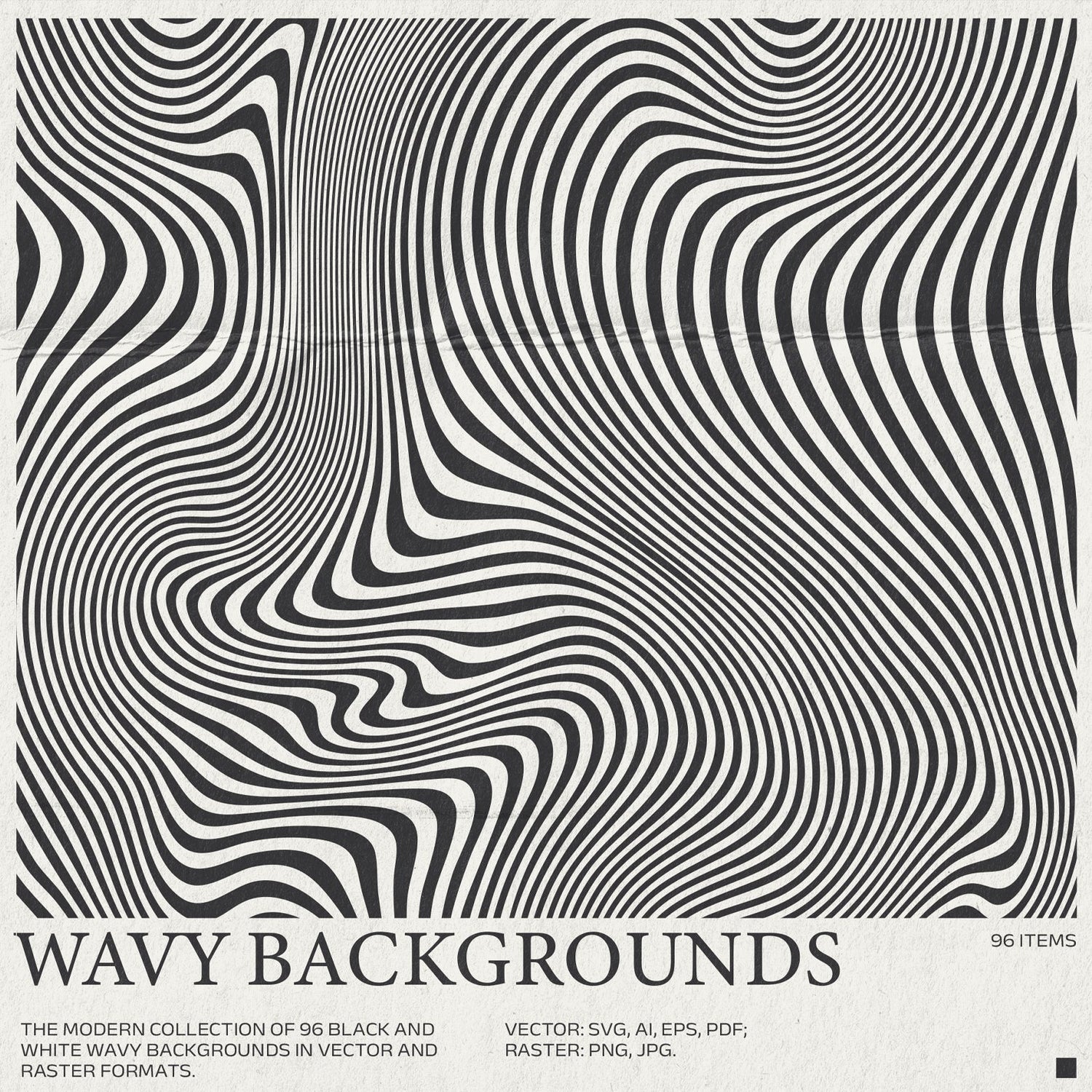 96 Retro Wavy Backgrounds by Softulka