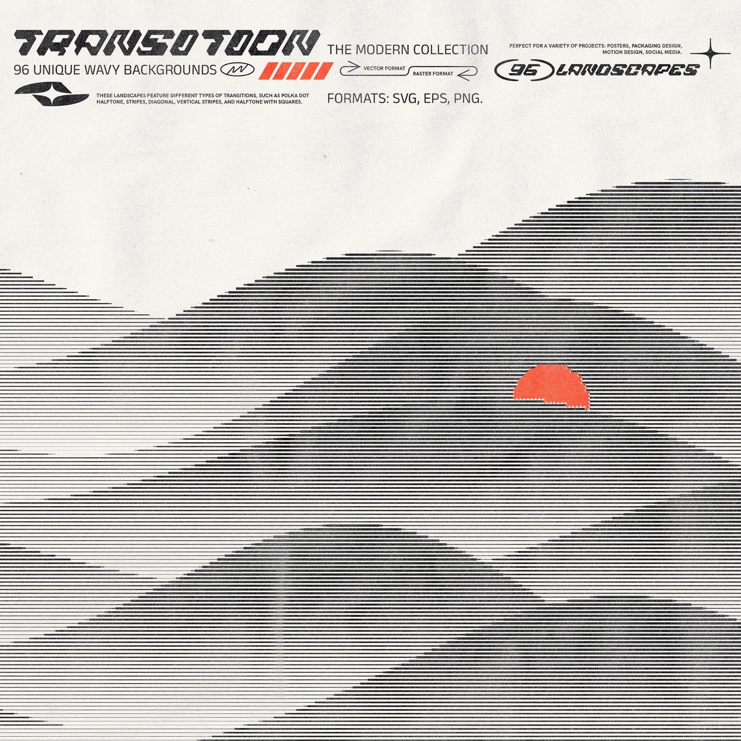 96 Wavy Transition landscapes by Softulka