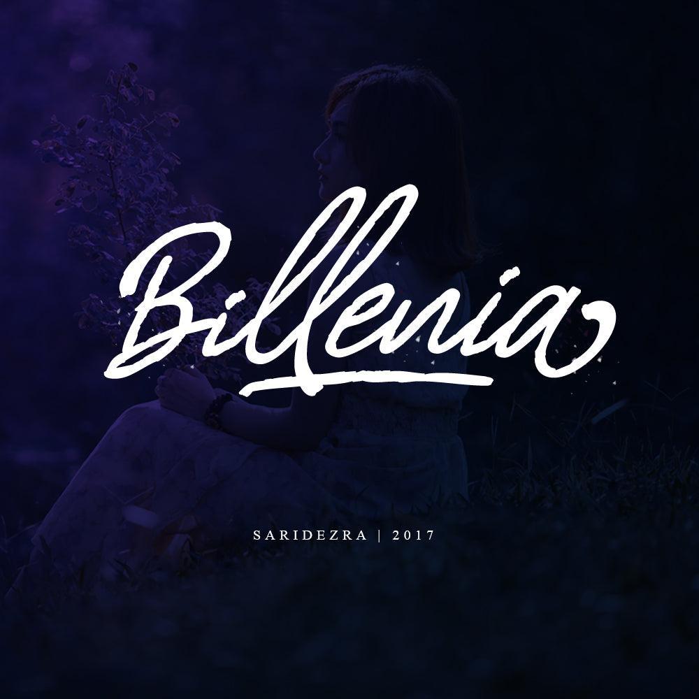 Billenia - Script Font by Sarid Ezra