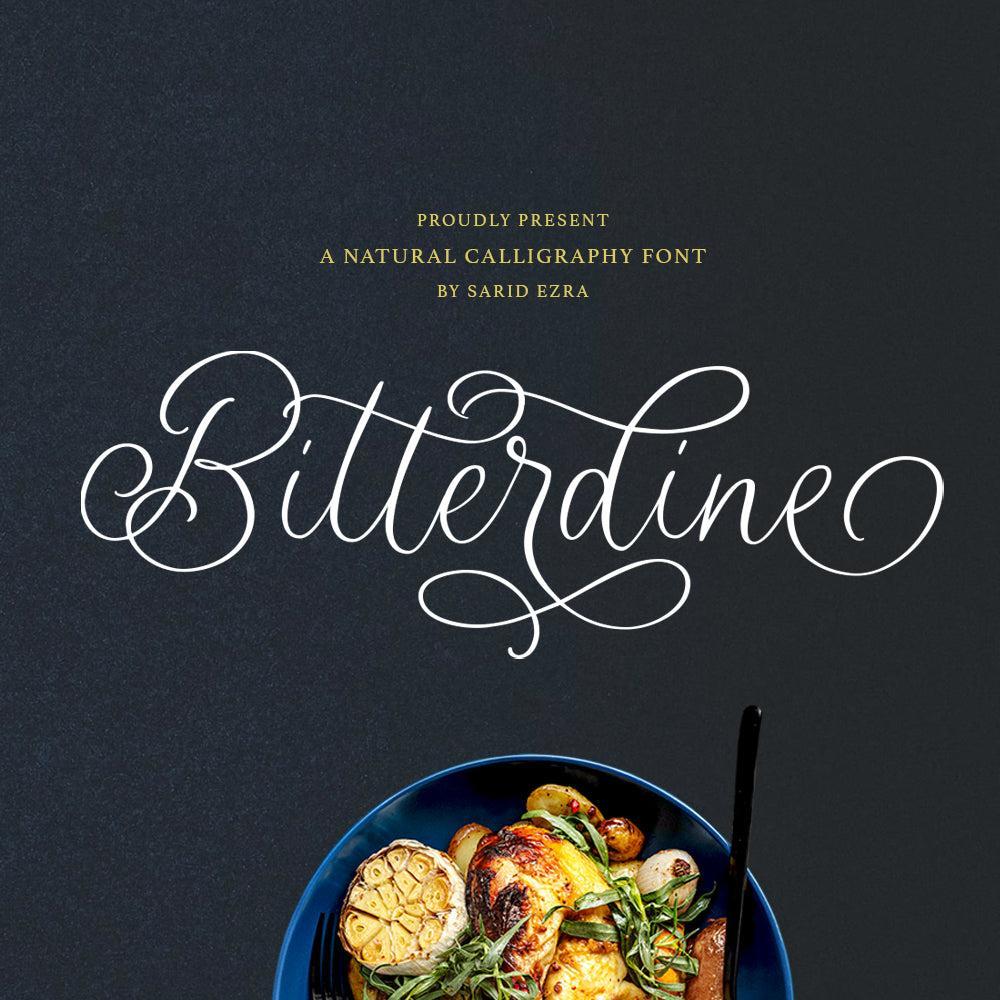 Bitterdine - Natural Calligraphy by Sarid Ezra