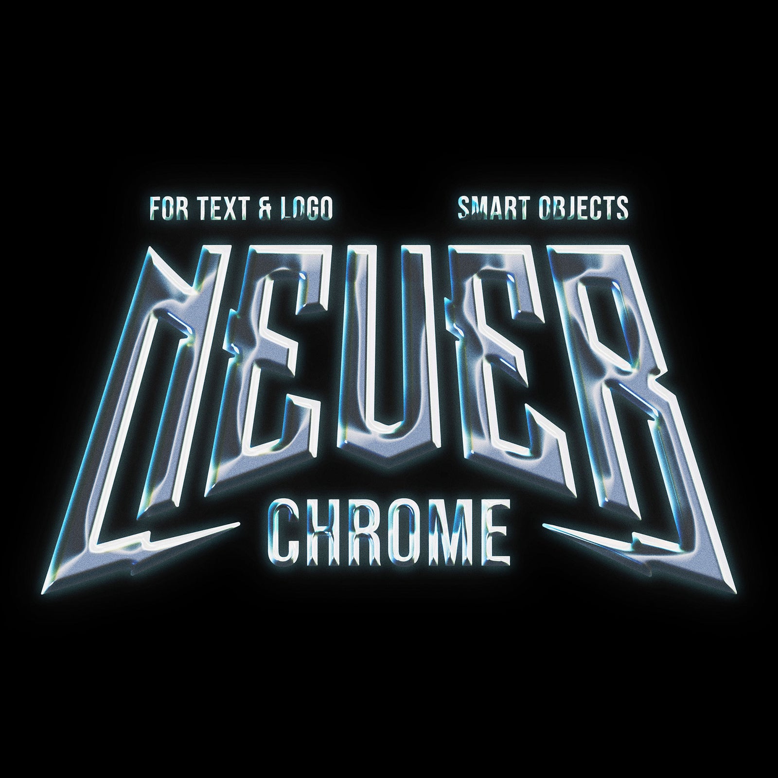 Chrome Text & Logo Effect by Pixelbuddha