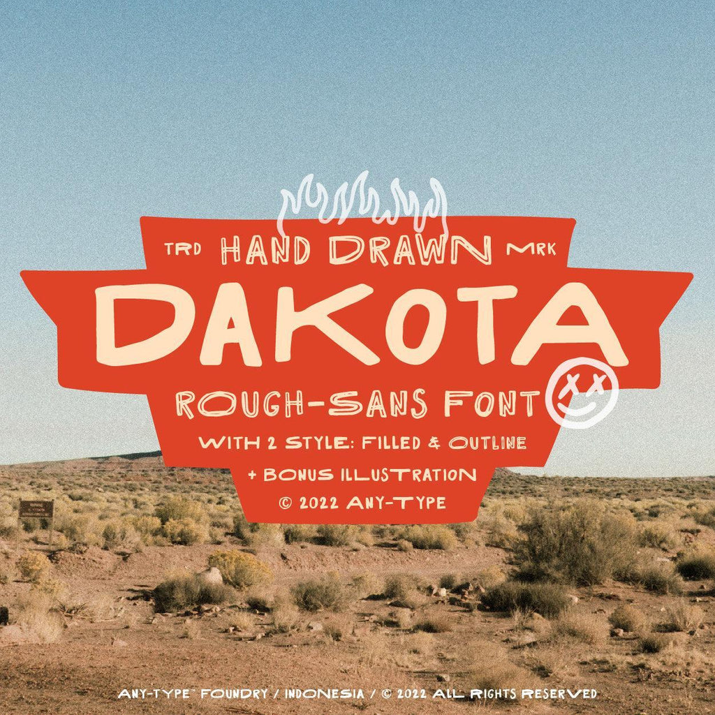 Dakota Rough Sans by Any-Type® Foundry