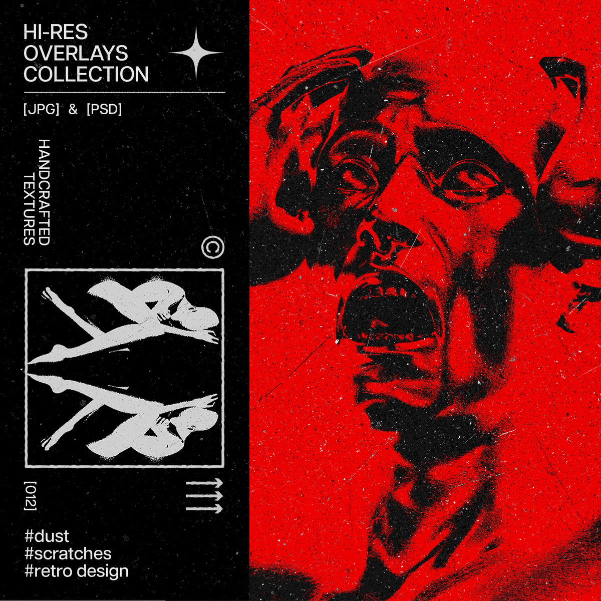 Dust & Scratches Textures Collection by Pixelbuddha