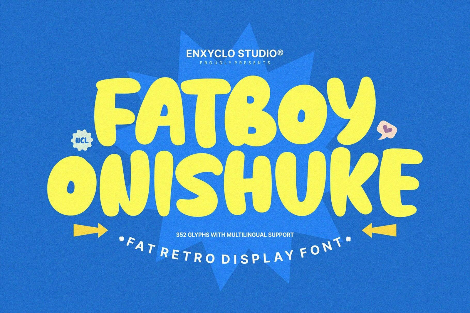 FATBOY ONISHUKE — Bold Retro Brush Font by Enxyclo Studio