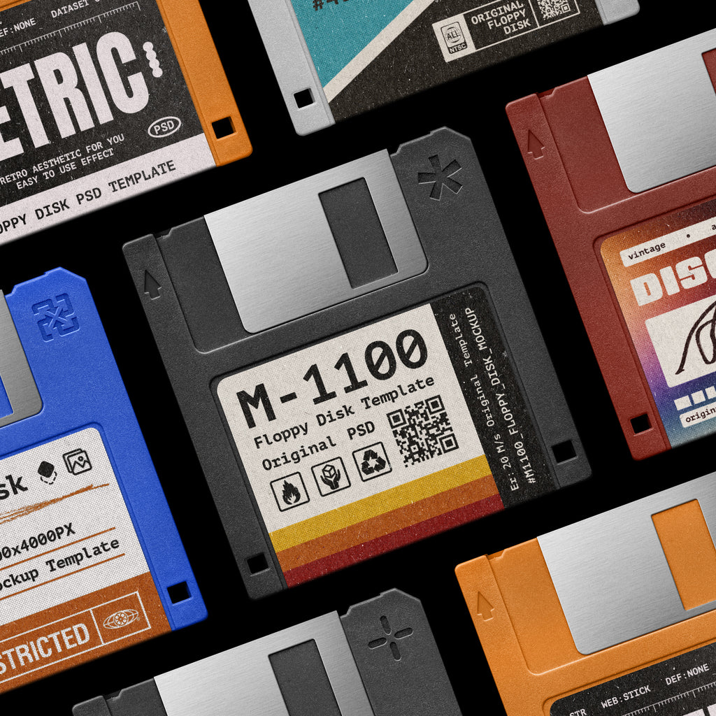 Floppy Disk Mockup by Pixelbuddha