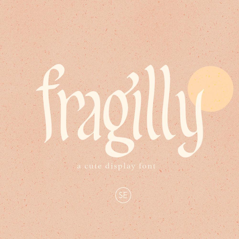 Fragilly - A Cute Font by Sarid Ezra
