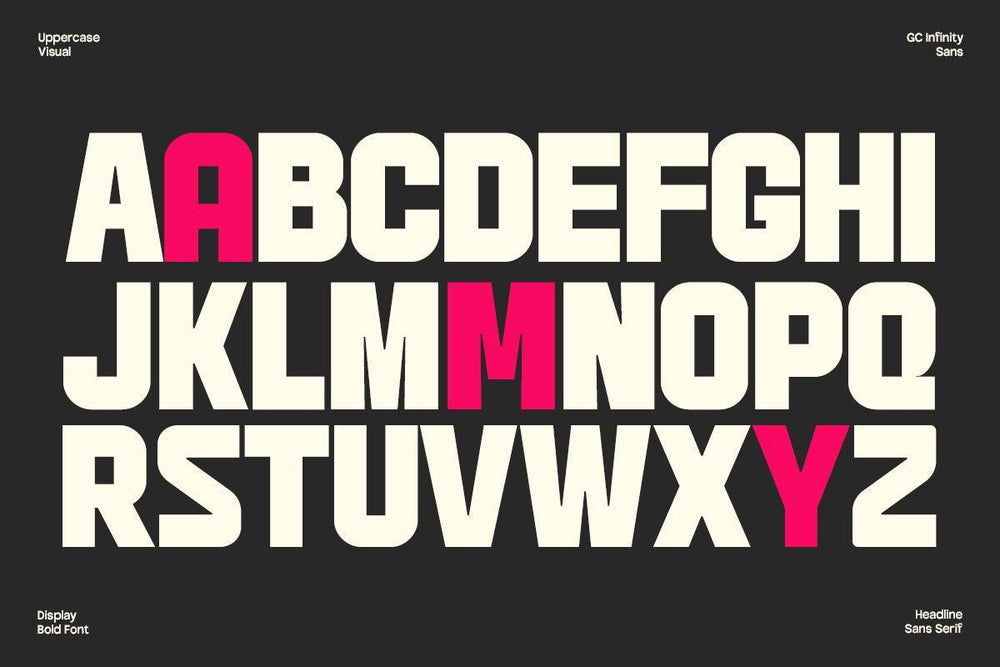 GC Infinity - Display Bold Sans by Glyphonic