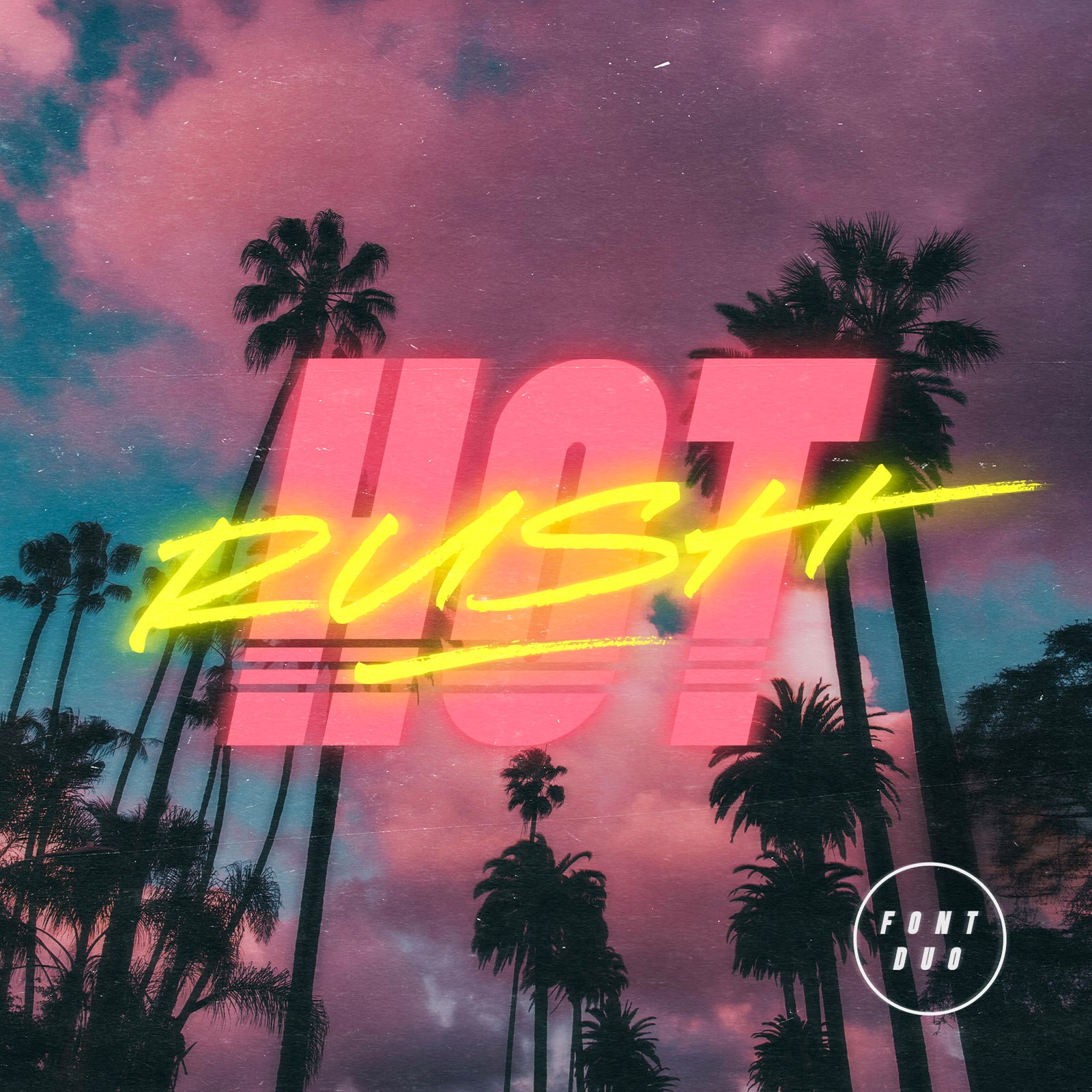 Hot Rush Font Duo by Set Sail Studios