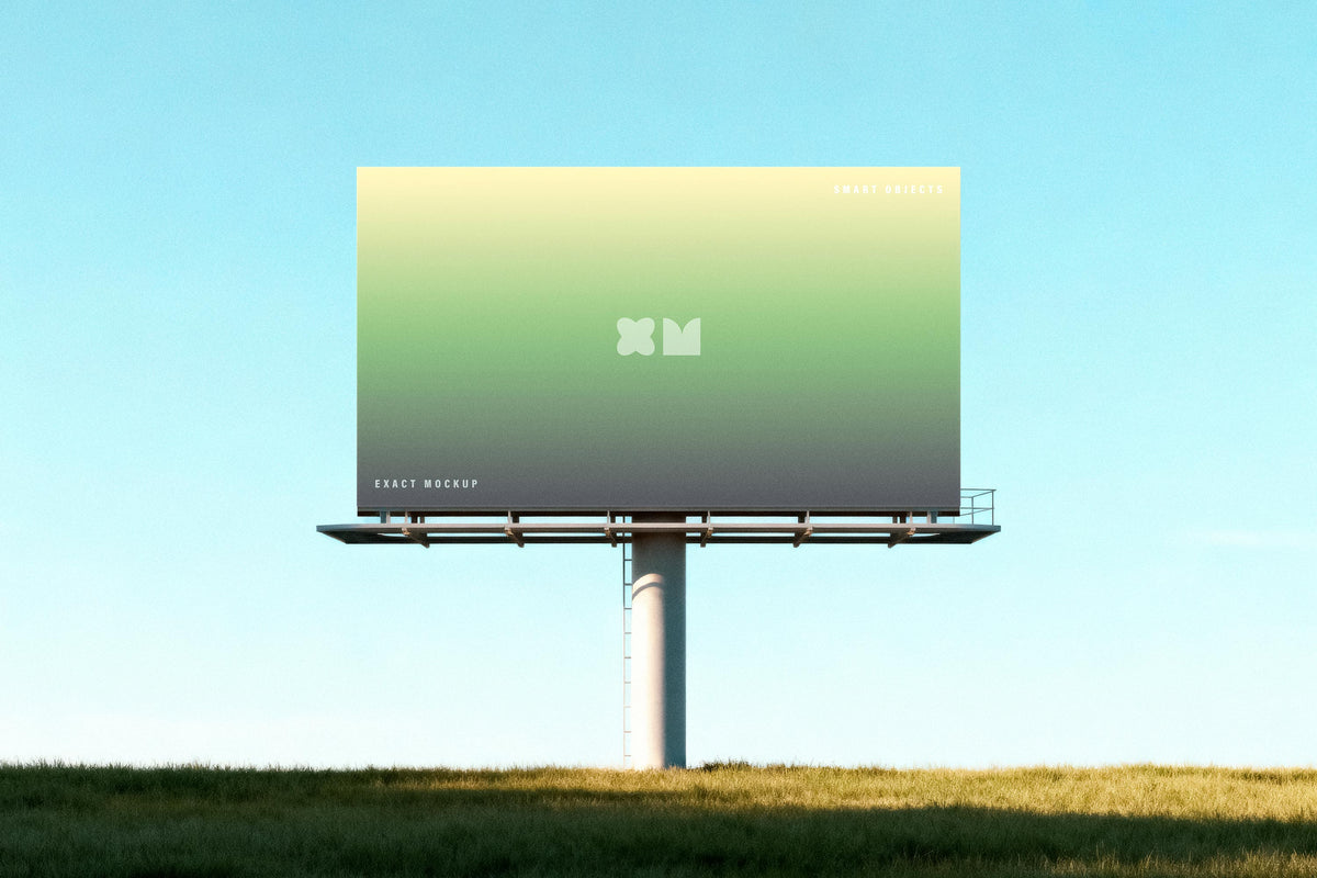 Minimalist Billboard Mockup by Pixelbuddha