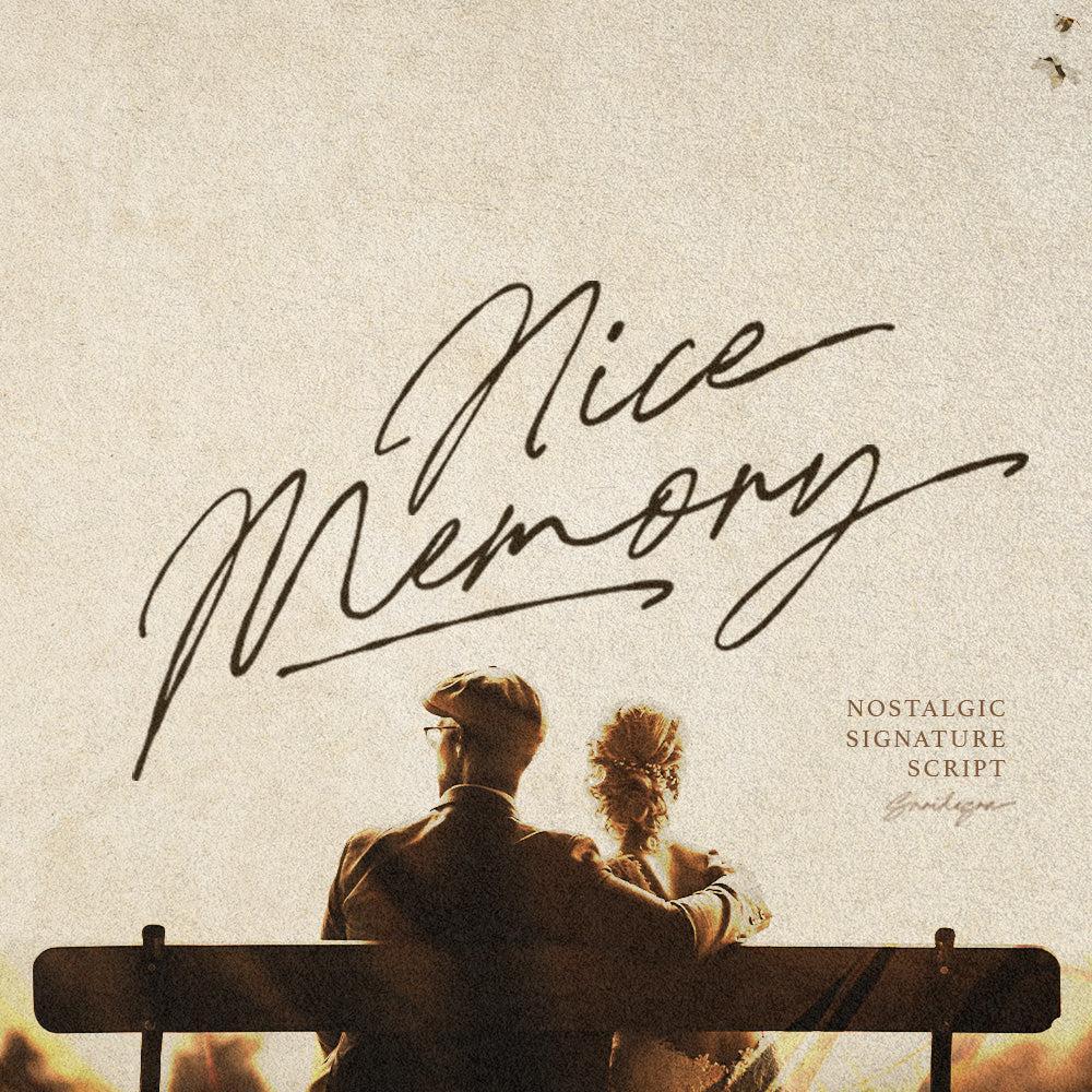 Nice Memory - Nostalgic Script by Sarid Ezra