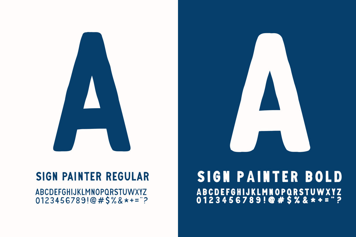 Sign Painter Sans by Ulysses Design Co