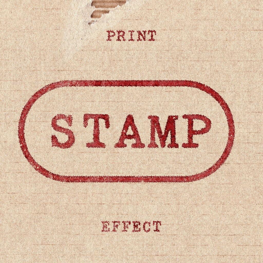Stamp Print Text & Logo Effect by Pixelbuddha