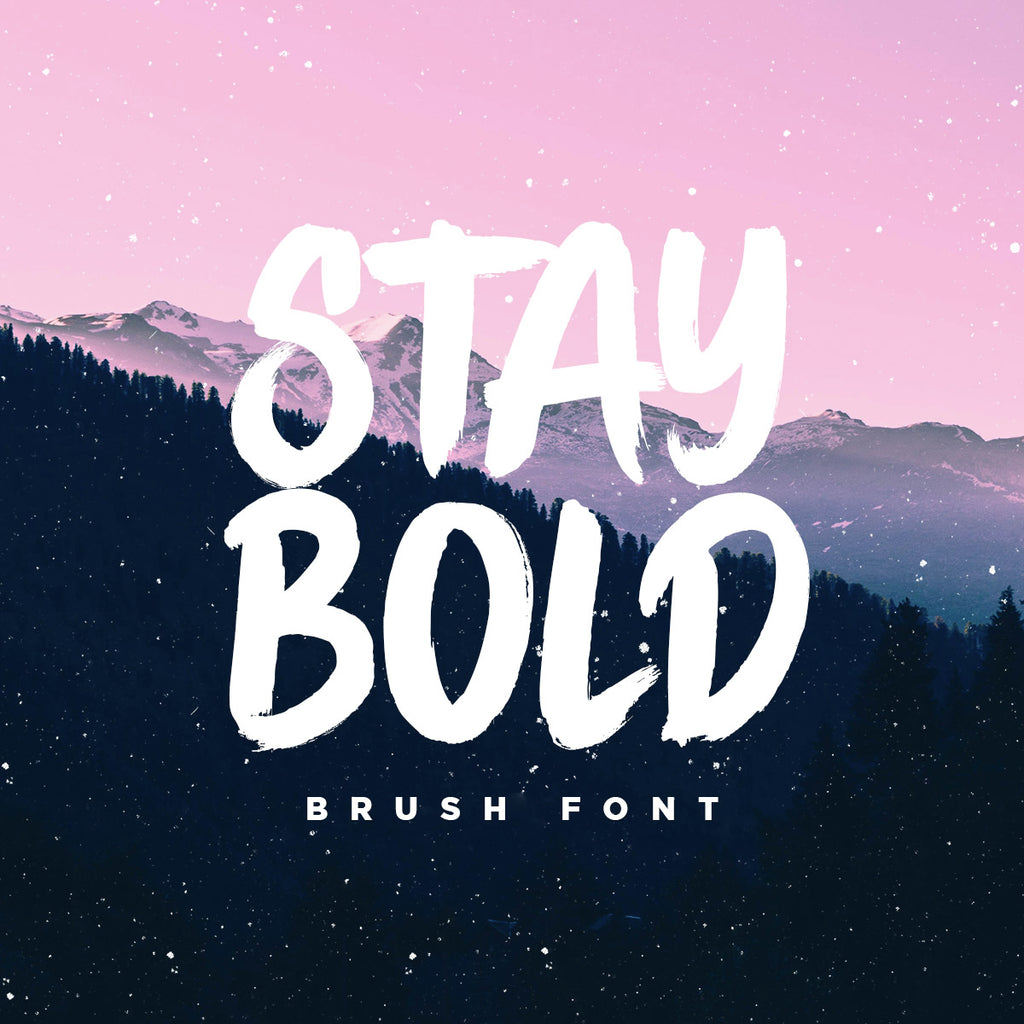 Stay Bold Brush Font by Set Sail Studios
