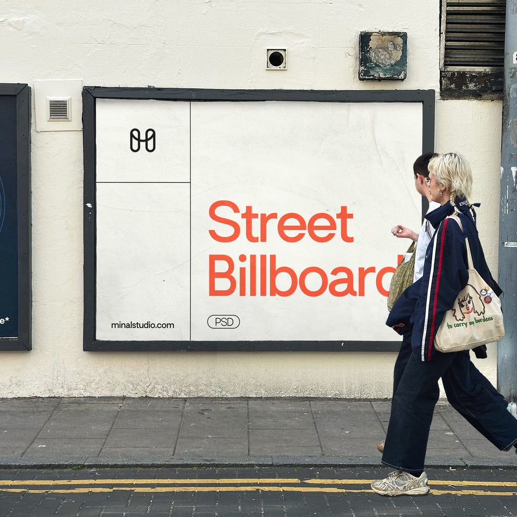 Street Billboard Mockup by Minal Studio