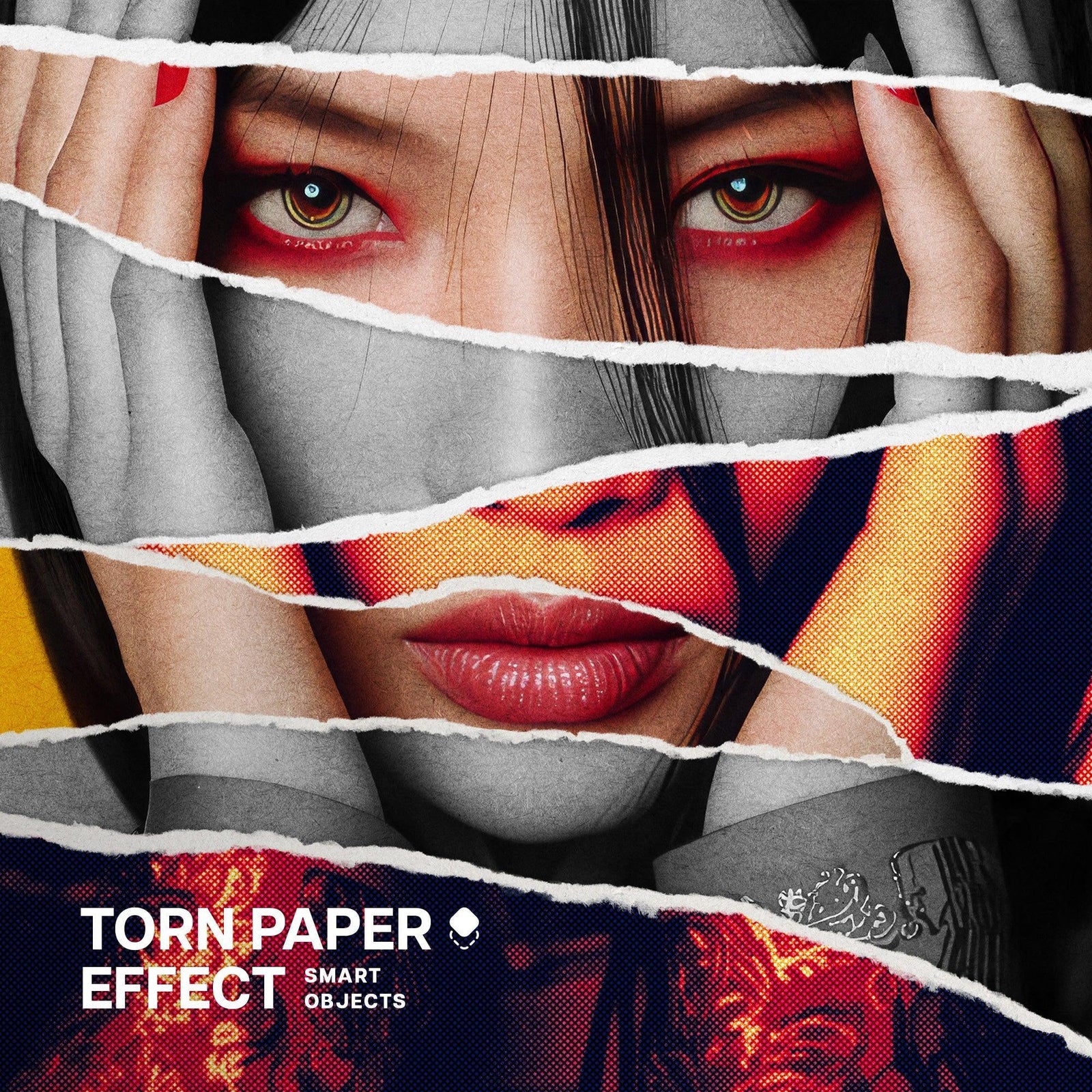 Torn Paper Photo Effect by Pixelbuddha