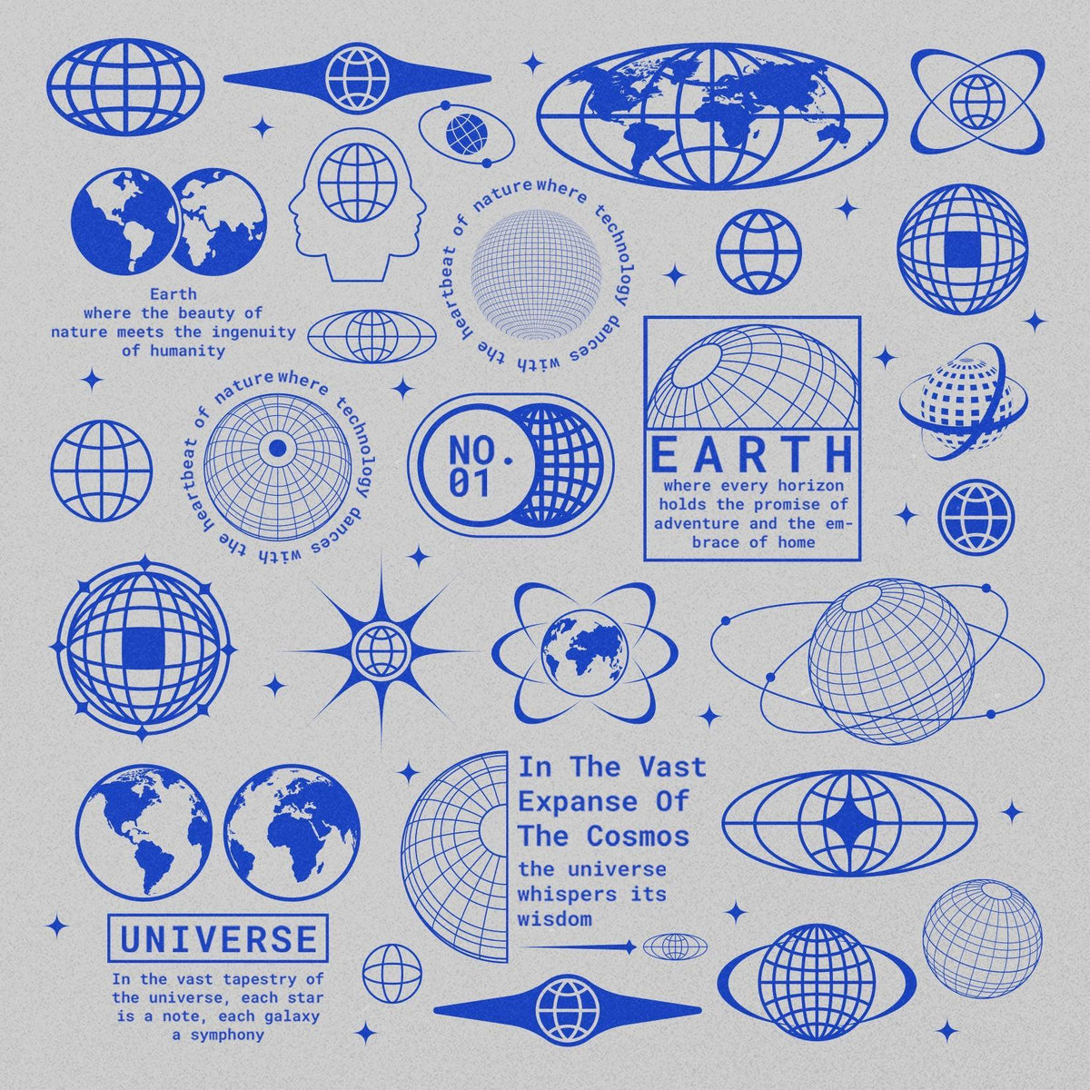 27 Earth & World Maps & Icons by Parisa-Artstudio