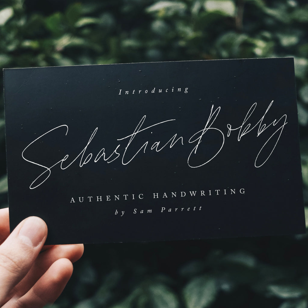 Sebastian Bobby Handwritten Font by Set Sail Studios