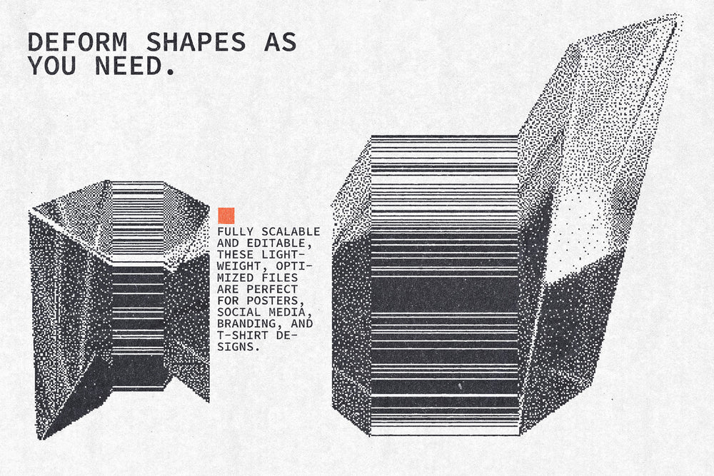 3D Pixelated Geometry Pack by Softulka