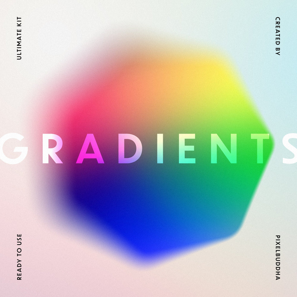 Abstract Gradients & Shapes by Pixelbuddha