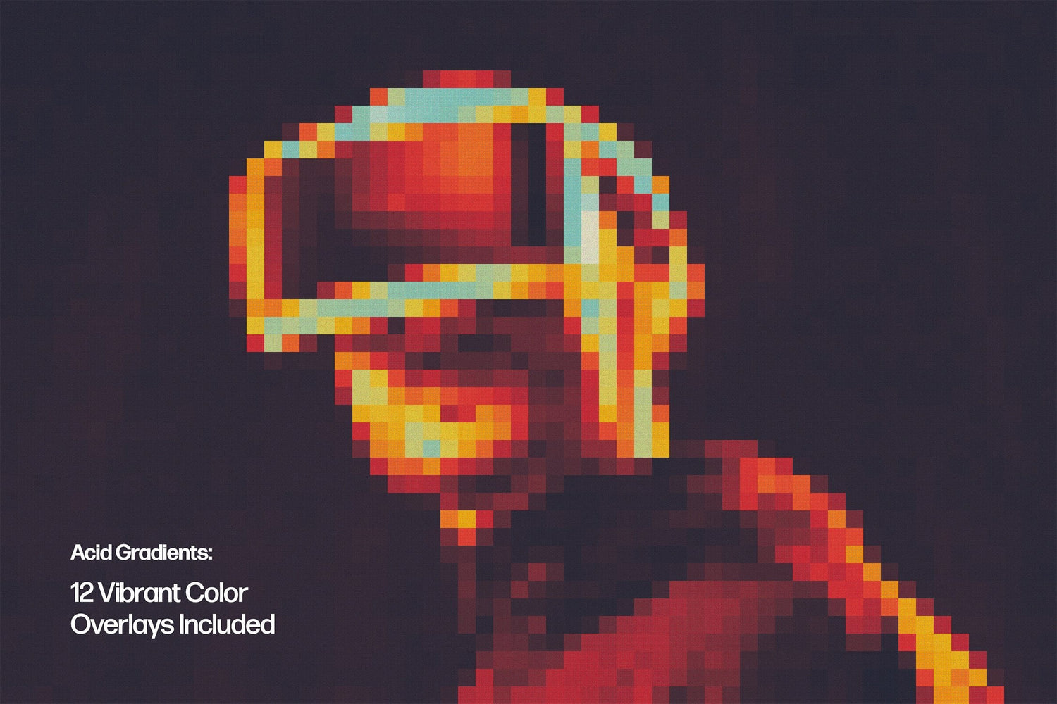 Acid Pixel Art Effect by Pixelbuddha