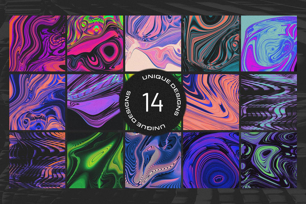 ACID Surreal Textures by Designessense