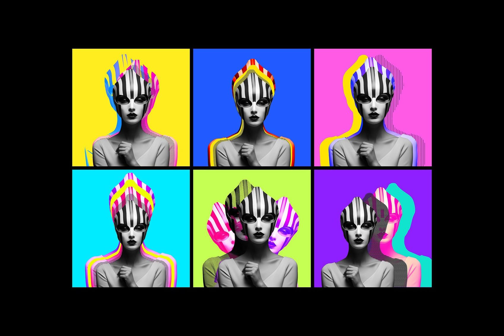 Acid Warhol Pop-Art Photo Effects by Pixelbuddha